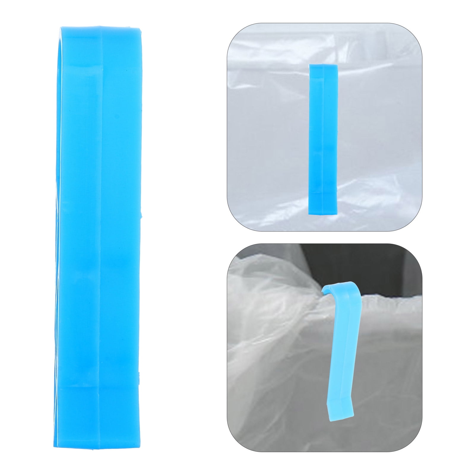 HOMEMAXS 100pcs Plastic Garbage Bin Clip Trash Can Bag Clips Waste ...