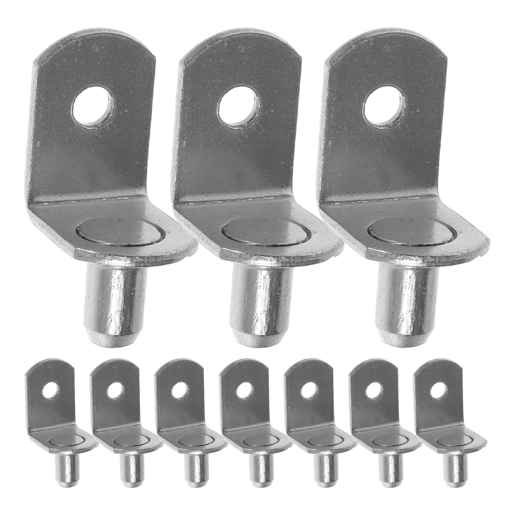 HOMEMAXS 100pcs Shelf Pegs Pin Metal L-shaped Clip Support Peg Shelf ...
