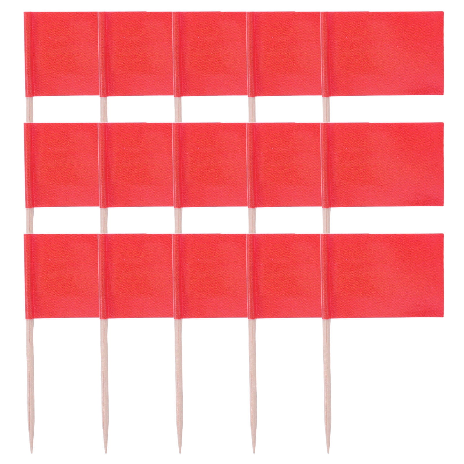 HOMEMAXS 100pcs Solid Color Toothpick Flags for Party Food Decoration ...