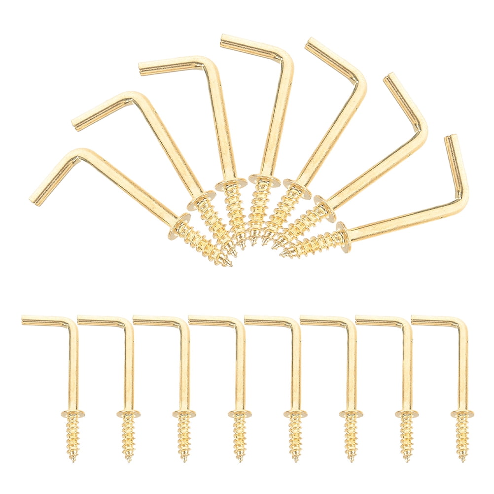 TABLZONE Carbon Steel Mini Hooks 100Pcs 1.3In X 0.8In - Walmart.com