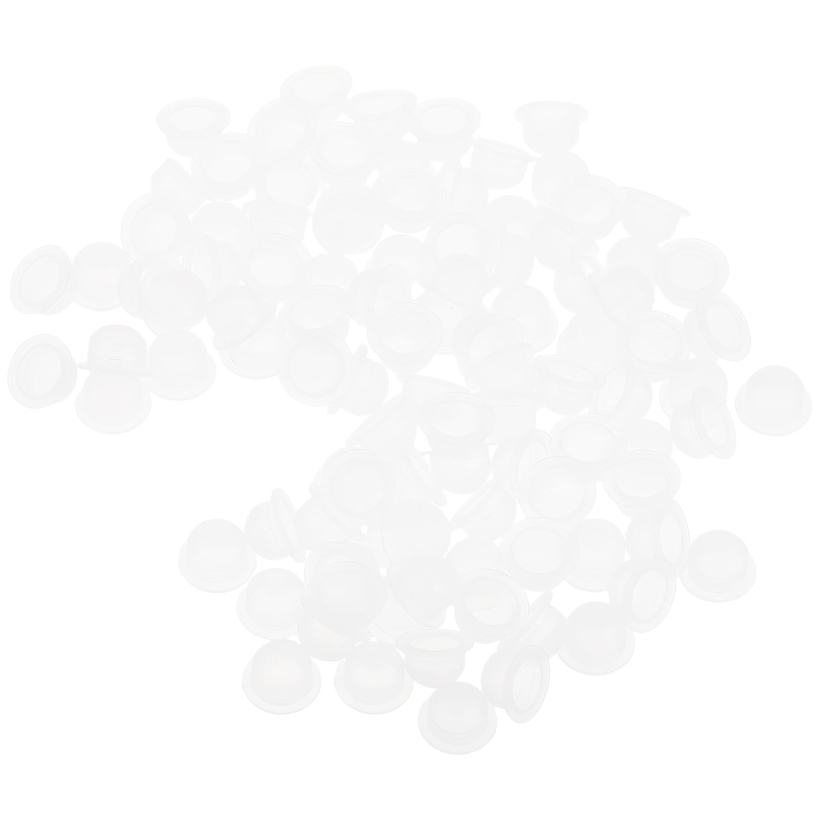 HOMEMAXS 100pcs Transparent Threaded Essential Oil Bottle Stoppers No ...