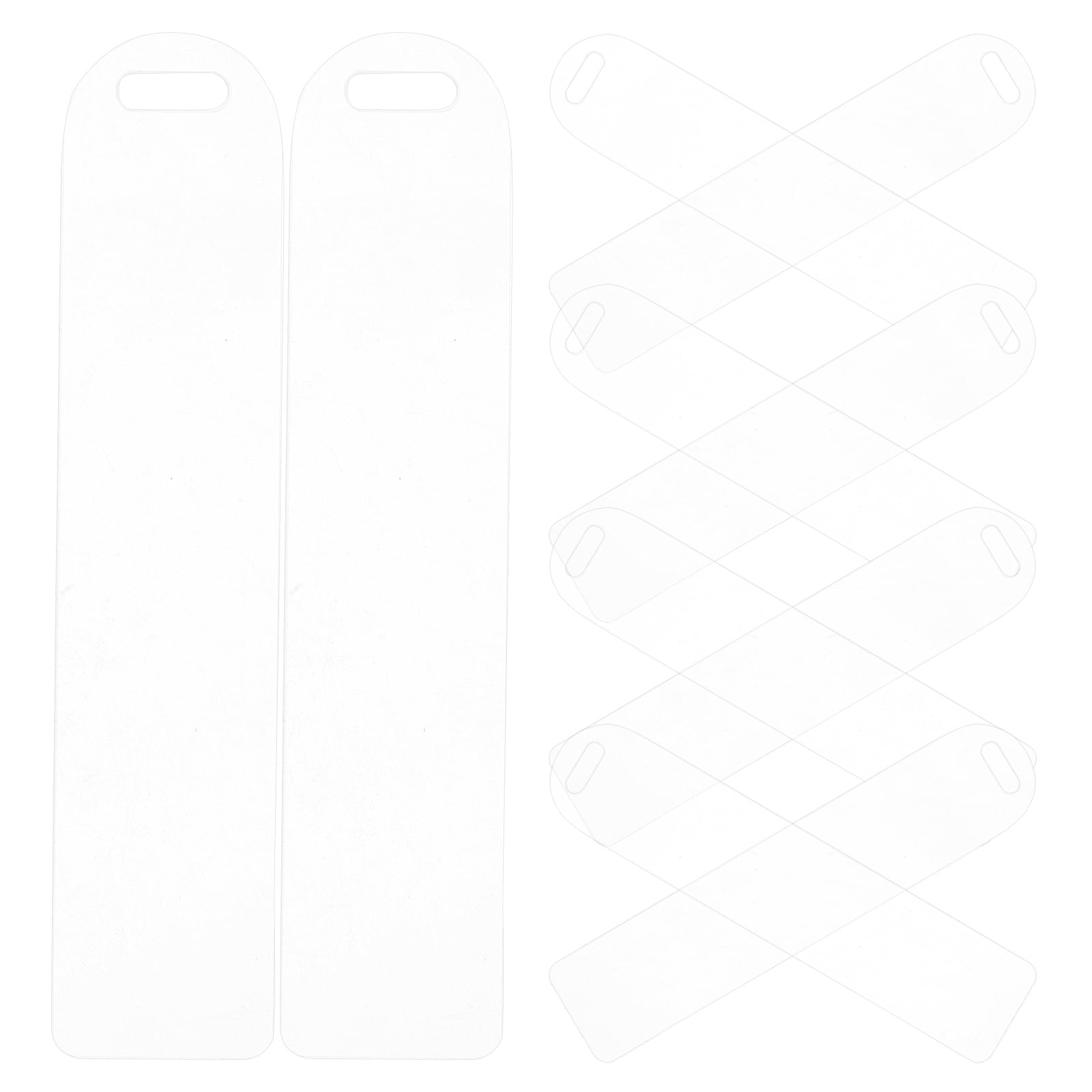 HOMEMAXS 10PCS DIY Bookmarks Bulk Transparent Acrylic Bookmarks Blank ...