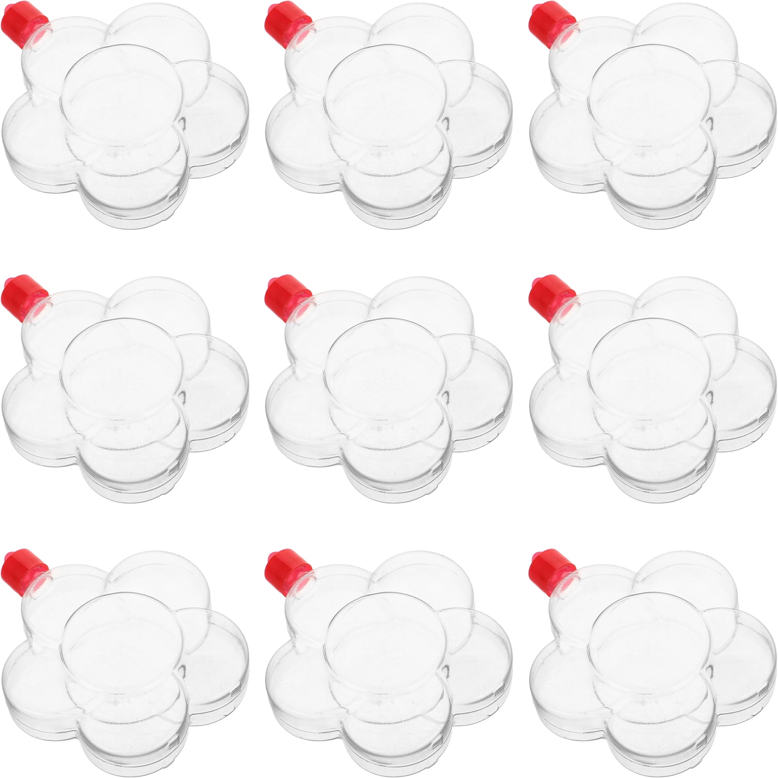 HOMEMAXS 10PCS Plastic Sand Art Bottles Flower DIY Sand Art Containers ...