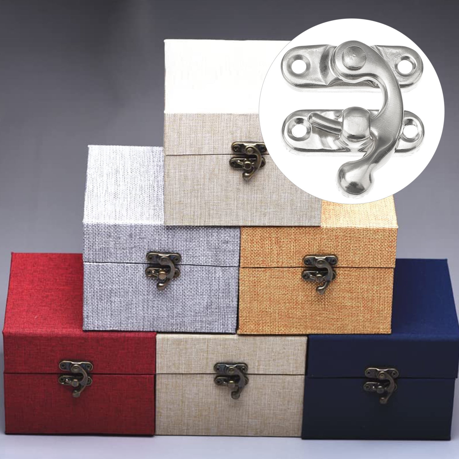 HOMEMAXS 10Pcs Box Latches and Catches for Cabinets Toolboxes 1.02X0 ...