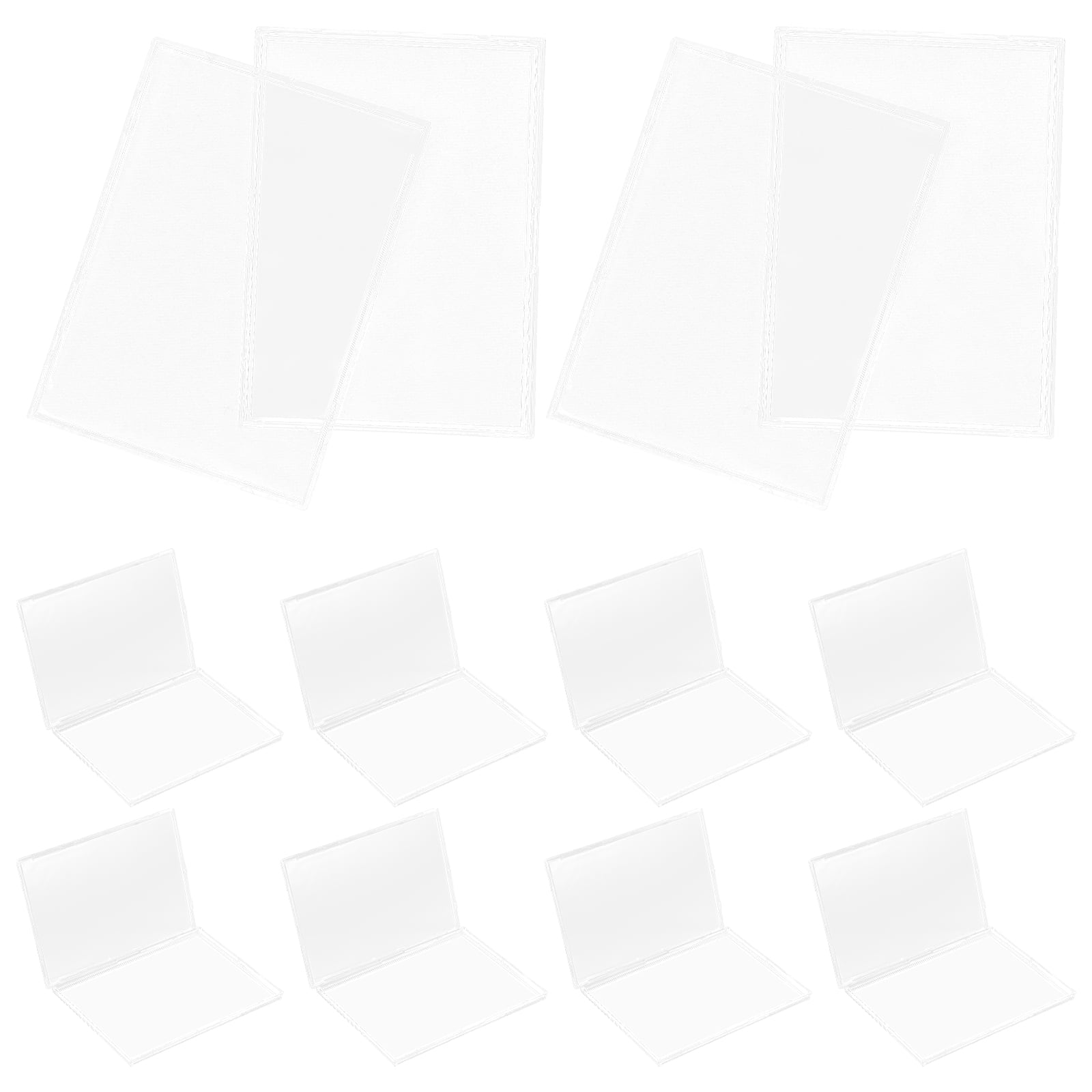 HOMEMAXS 10Pcs Clear Card Case Card Display Sleeve Card Holder Cards ...