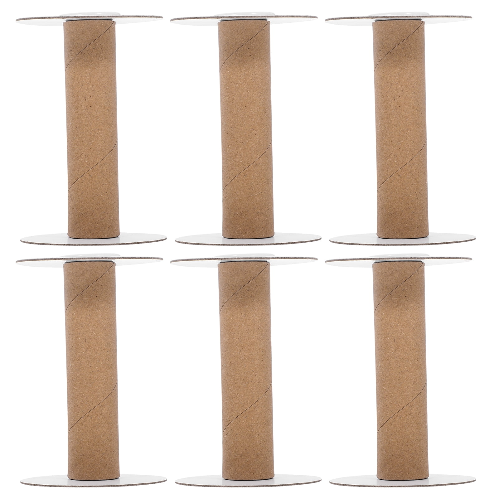 HOMEMAXS 10Pcs Empty Wire Spools Removable Paper Sewing Spools Thread ...