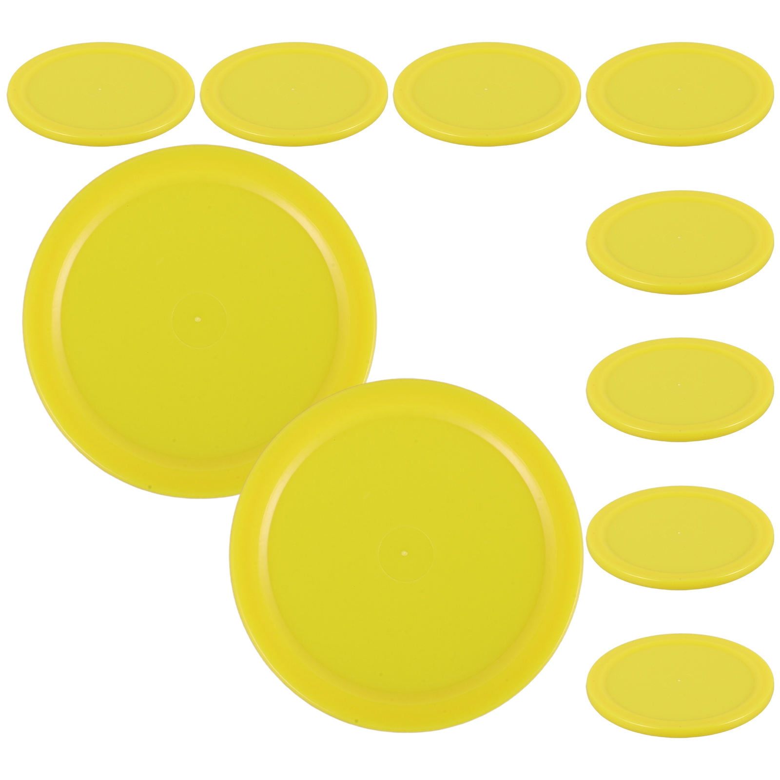 HOMEMAXS 10Pcs Hockey Pucks Table Hockey Pucks Plastic Hockey Piece Ice ...