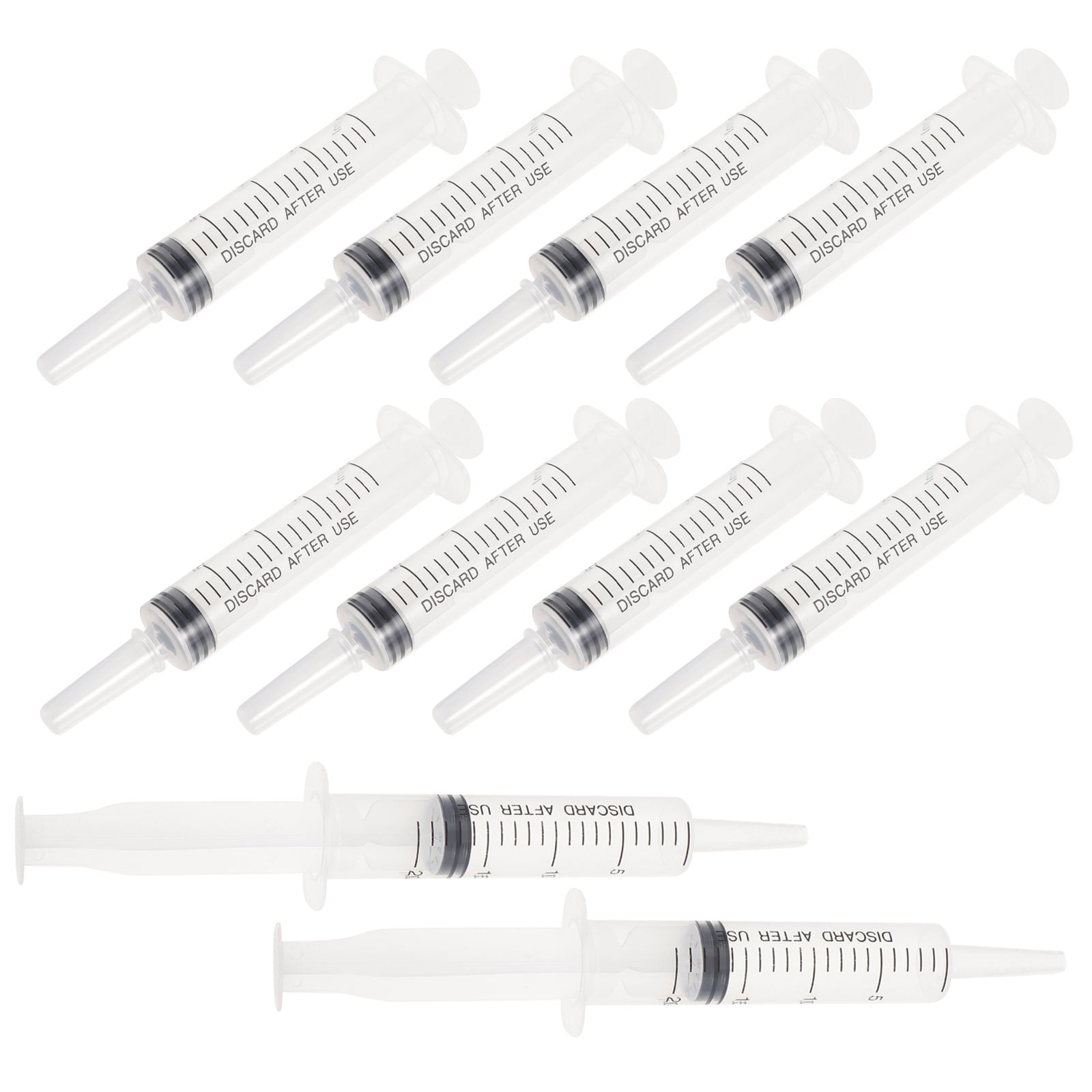 HOMEMAXS 10Pcs Liquid Measuring Injector Plastic Injector Glue ...