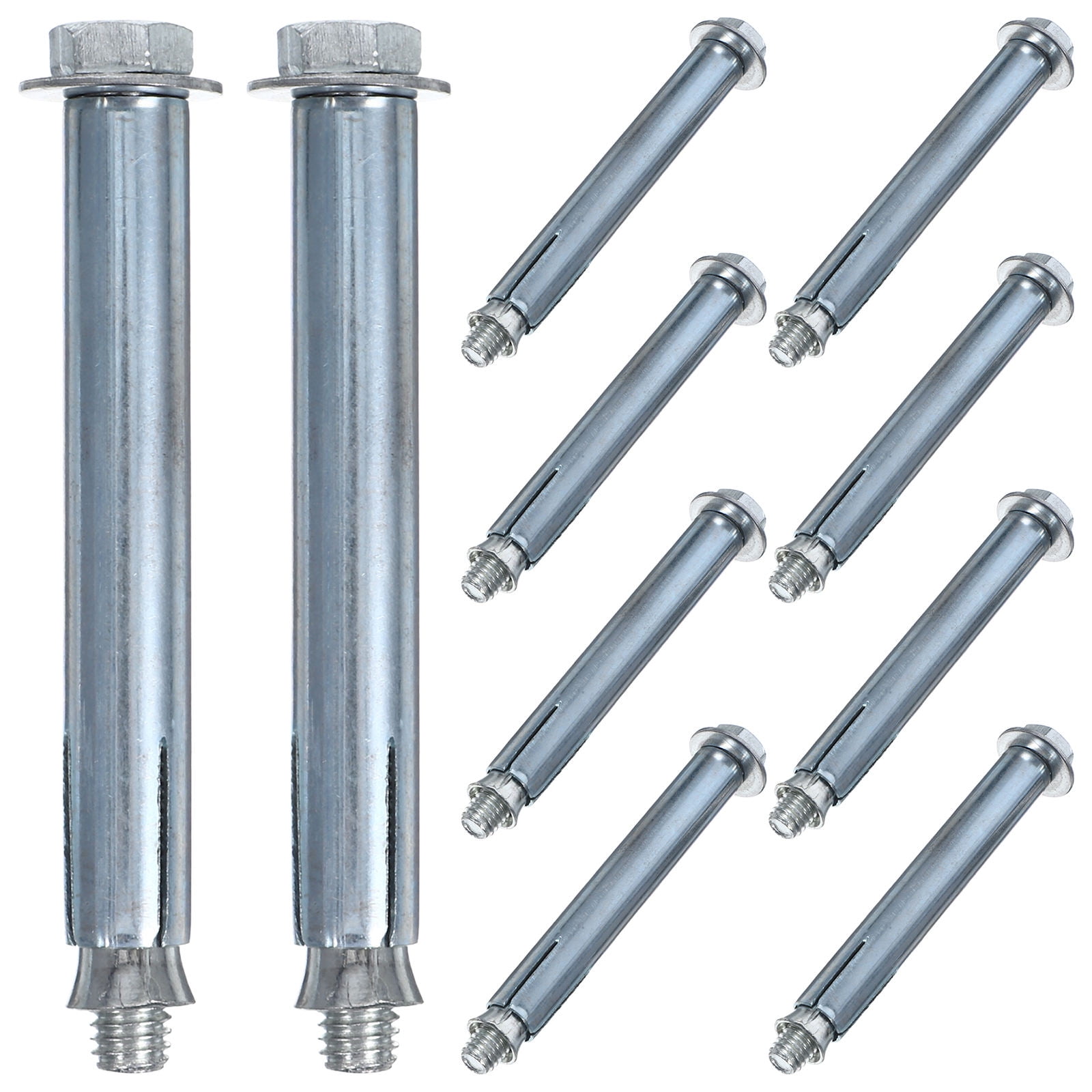 HOMEMAXS 10Pcs Speed Bumps Bolts Concrete Expansion Drywall Anchors ...