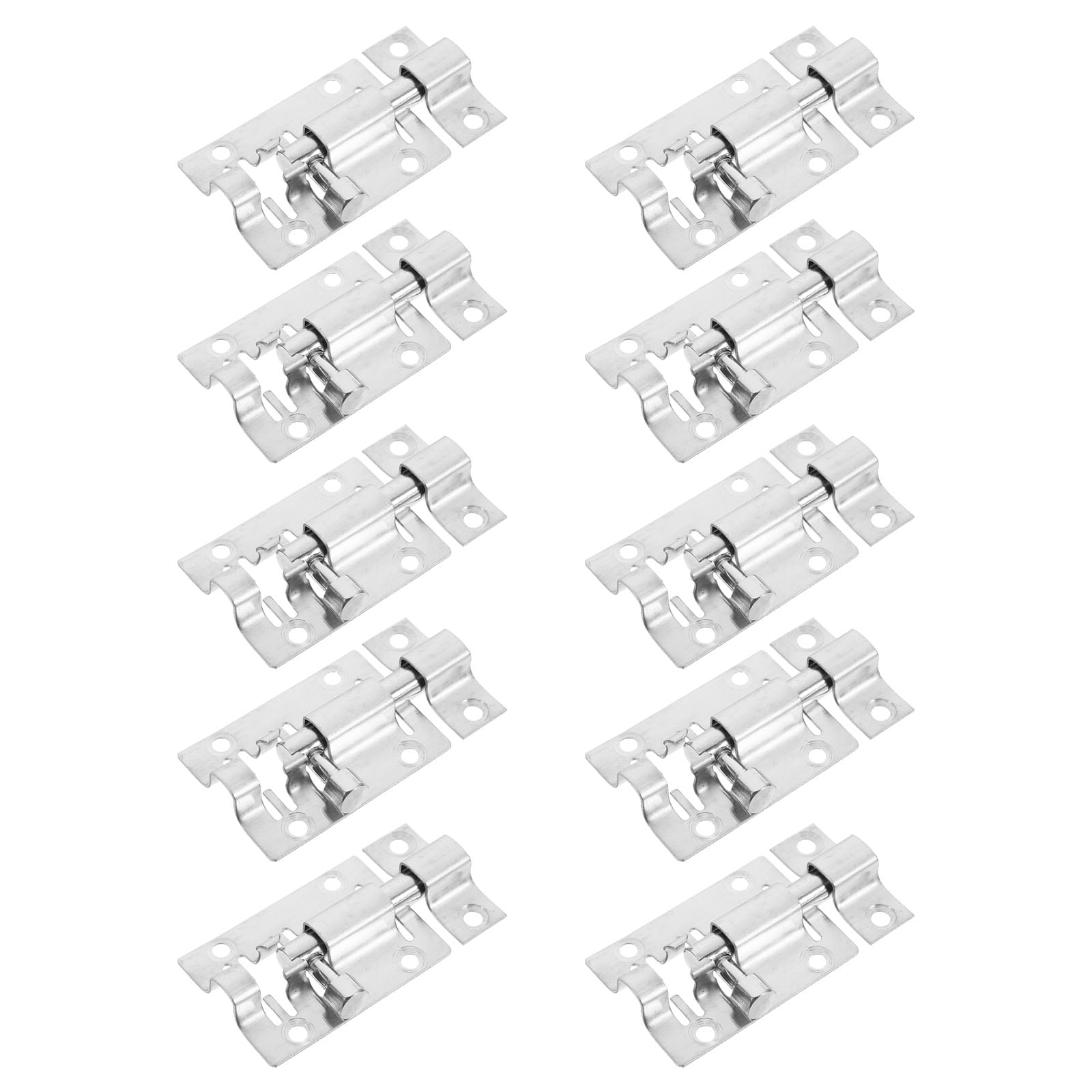 HOMEMAXS 10Pcs Stainless Steel Barrel Bolt Slide Latch Door Lock Heavy ...