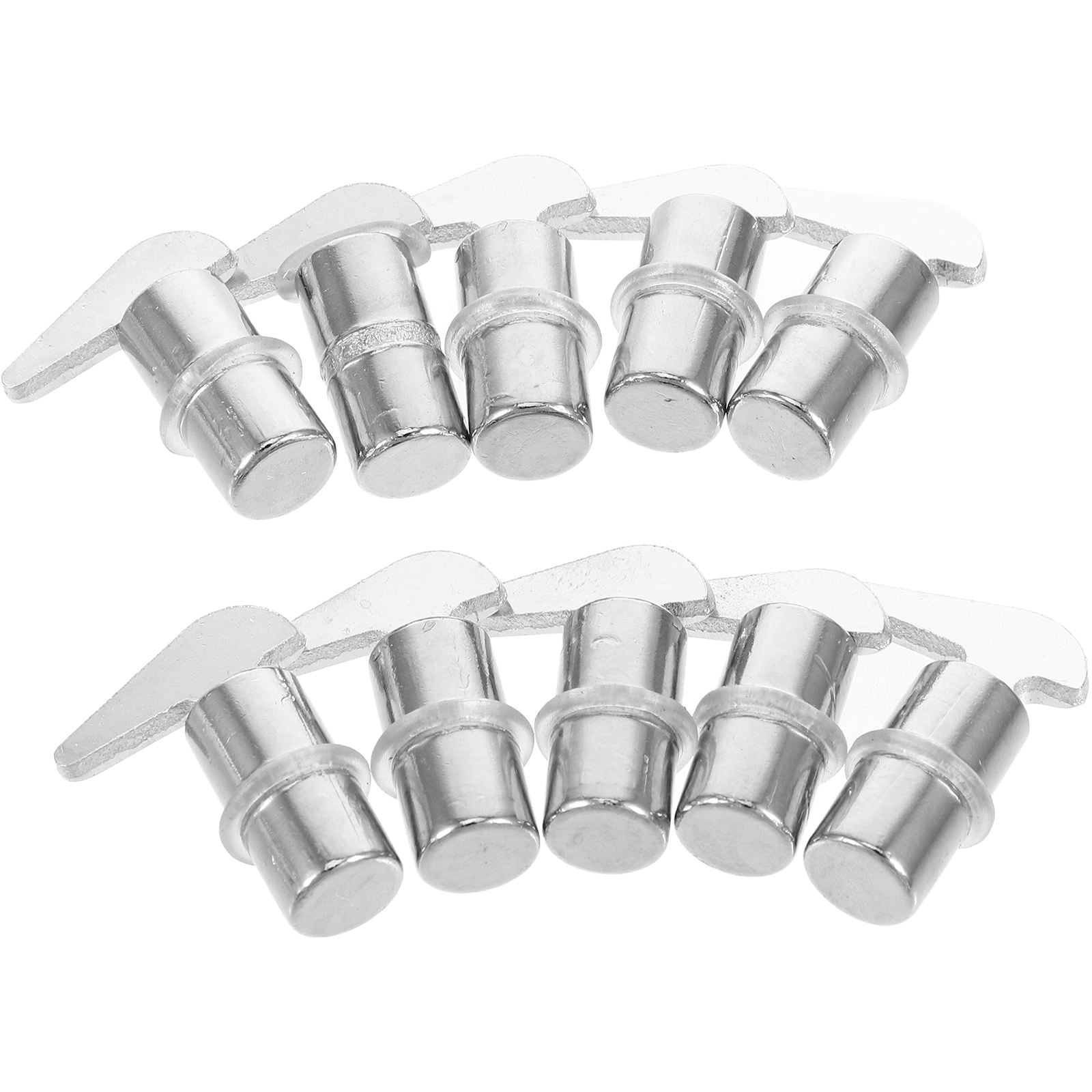 HOMEMAXS 10pcs Adjustable Shelf Brackets and Rails for Metal Storage ...