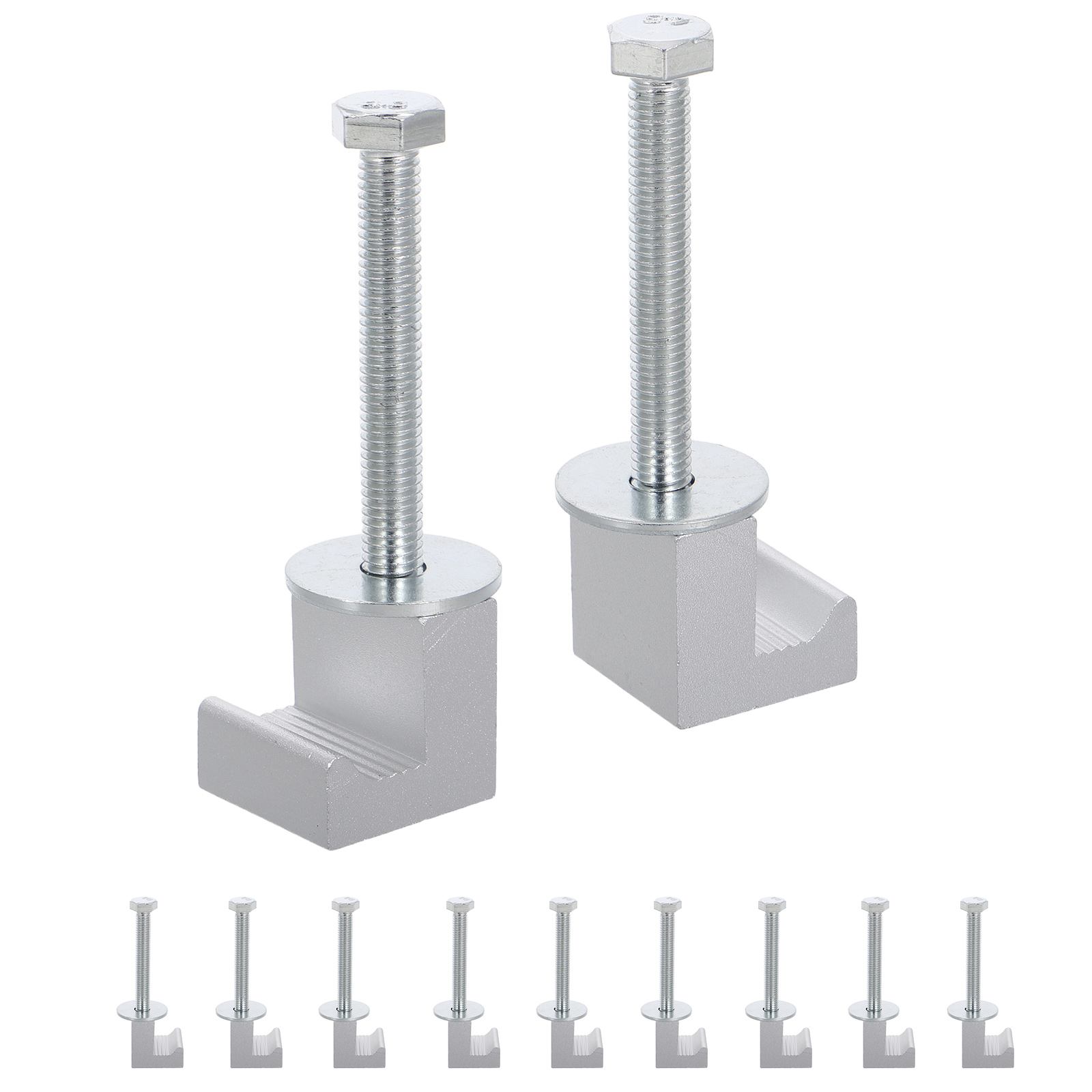 HOMEMAXS 10pcs Aluminum Mounting Clamps For Pickup Truck Tool Box Mount ...