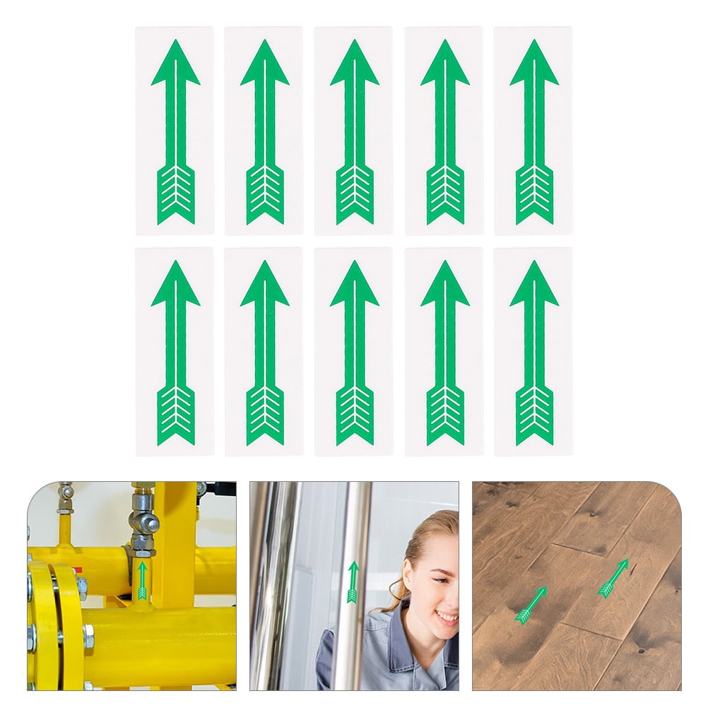 HOMEMAXS 10pcs Arrow Sign Directional Arrow Sticker Arrow Direction ...