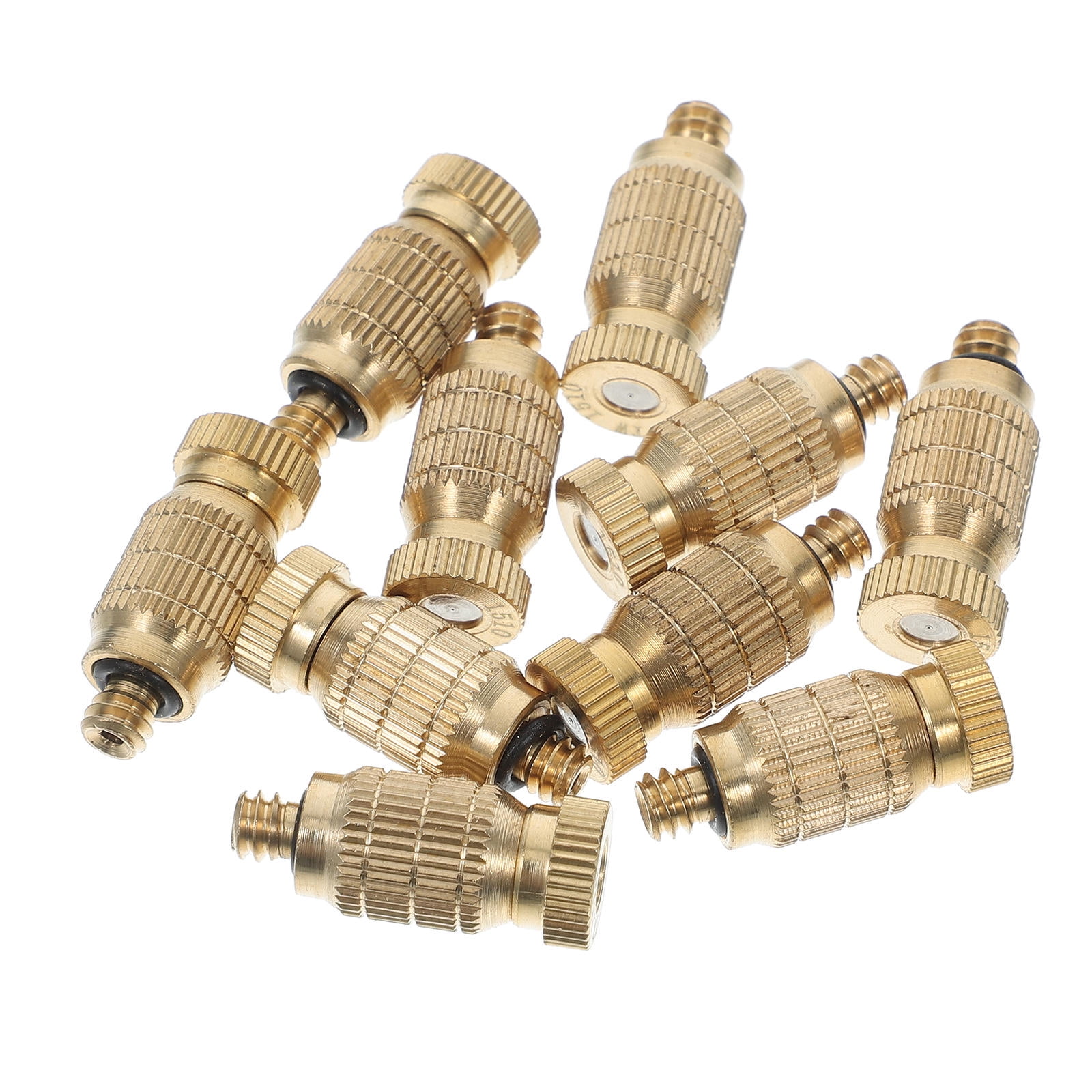 HOMEMAXS 10pcs Brass Misting Nozzles Tees Brass Spray Nozzles ...