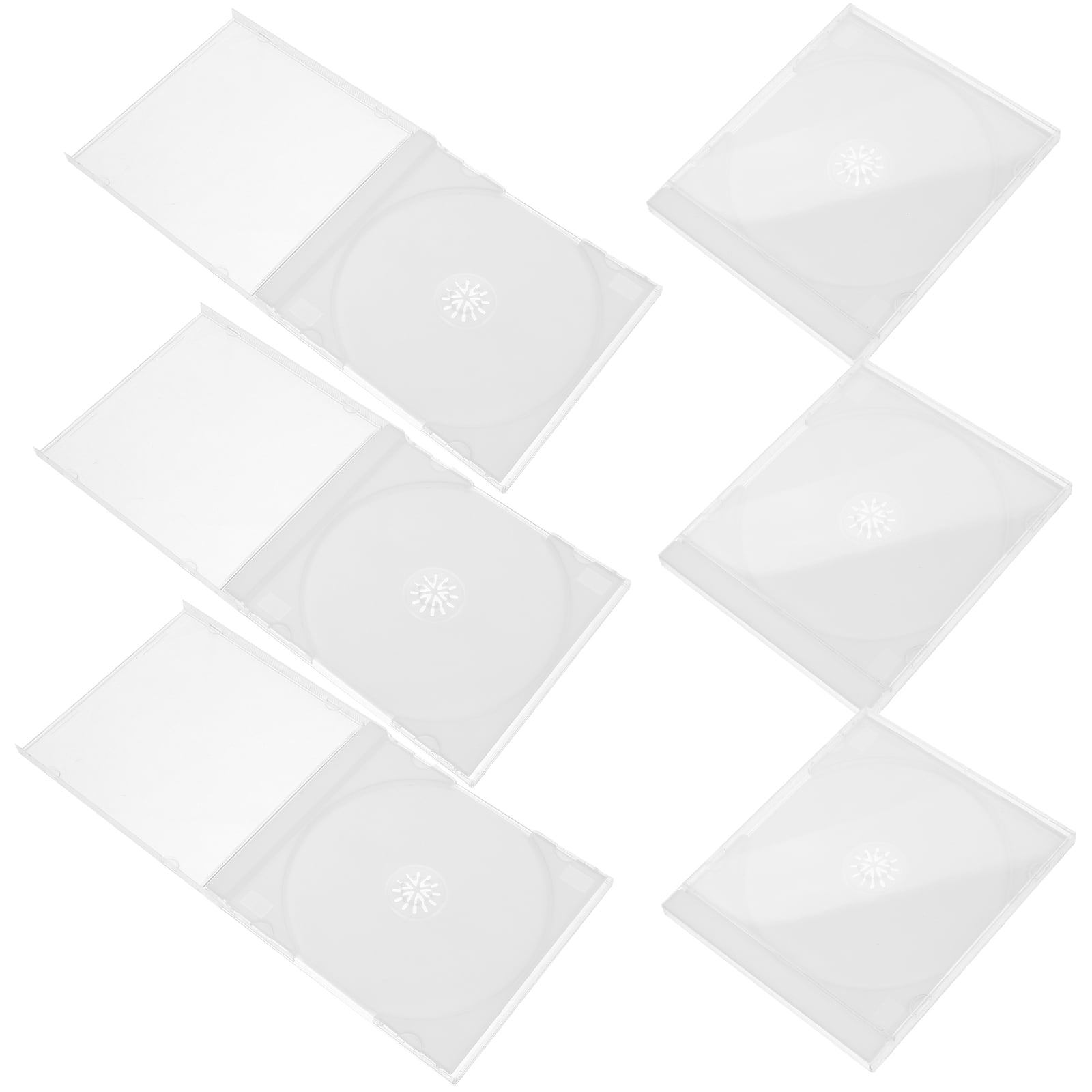 HOMEMAXS 10pcs CD Storage Cases DVD Storage Cases Portable CD Storage ...