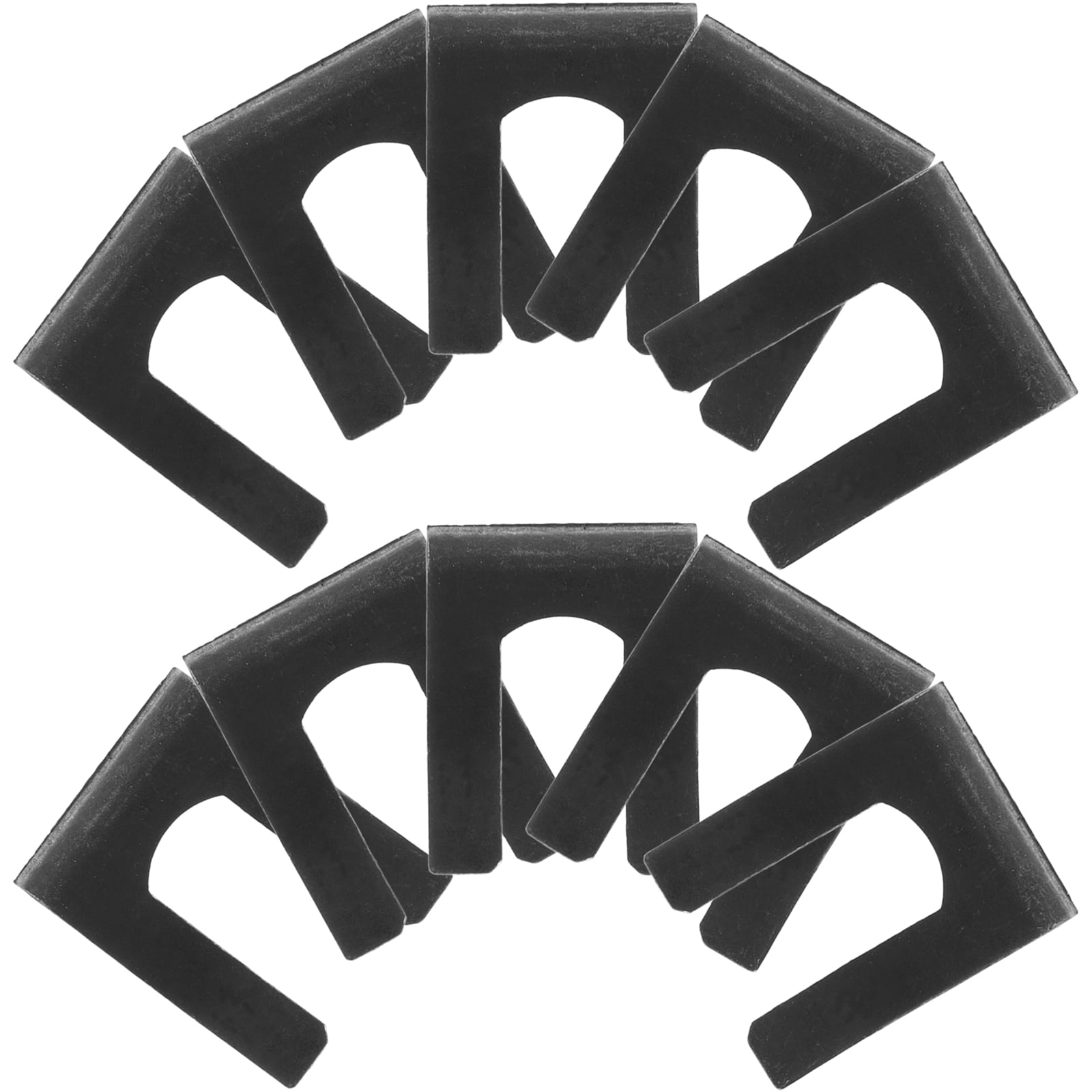 10pcs U Shape Brake Cables Clamps for Vehicle Car Supply Hose Retaining ...