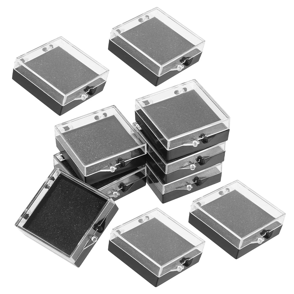 HOMEMAXS 10pcs Challenge Coin Presentation Display Box Square Medal ...