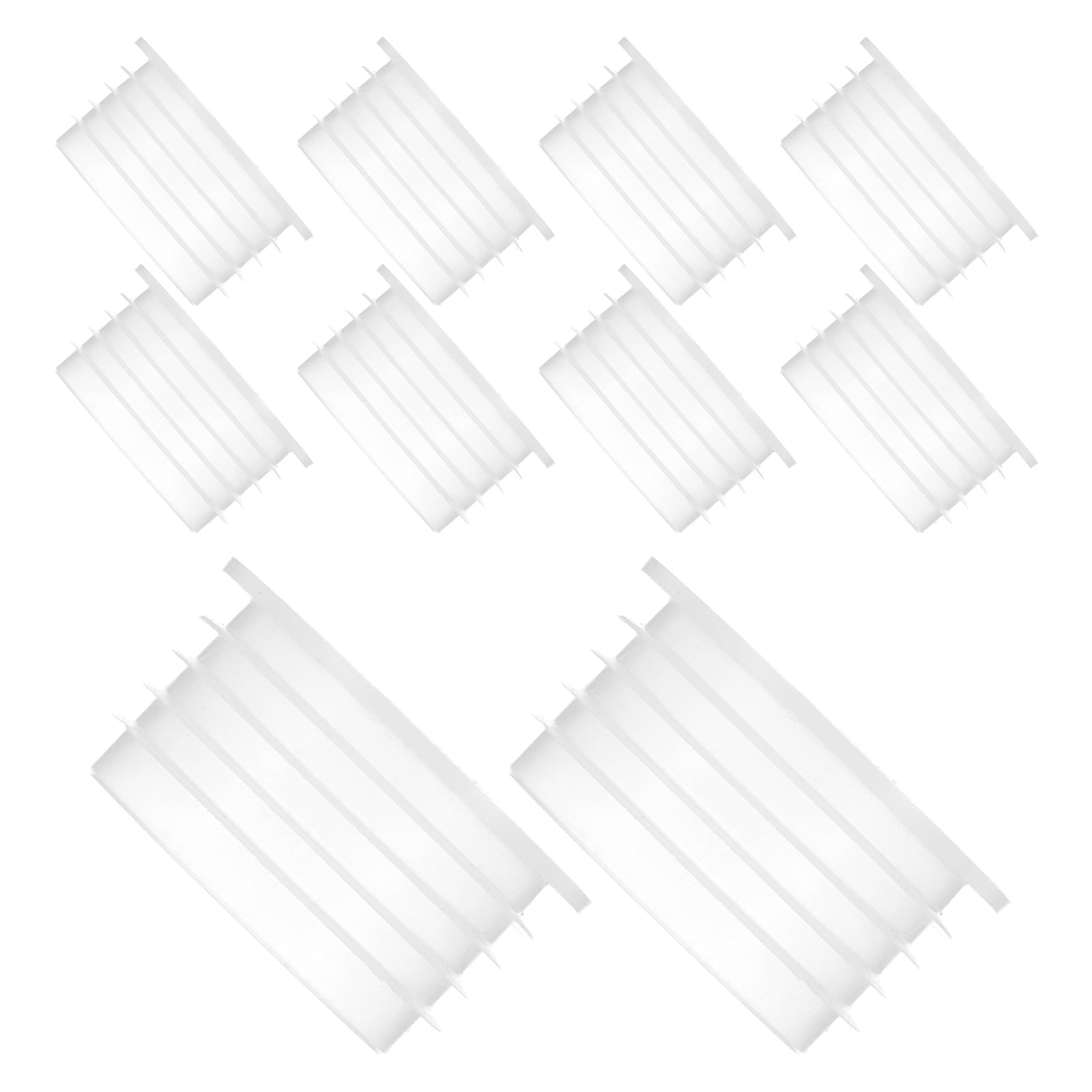 HOMEMAXS 10pcs Clear Planting Box Plug Round Replacement Planter Box ...