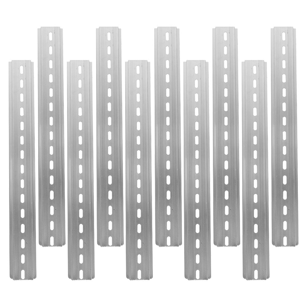 HOMEMAXS 10pcs Din Rail Metal Din Rails Slotted Din Rails Replacement ...