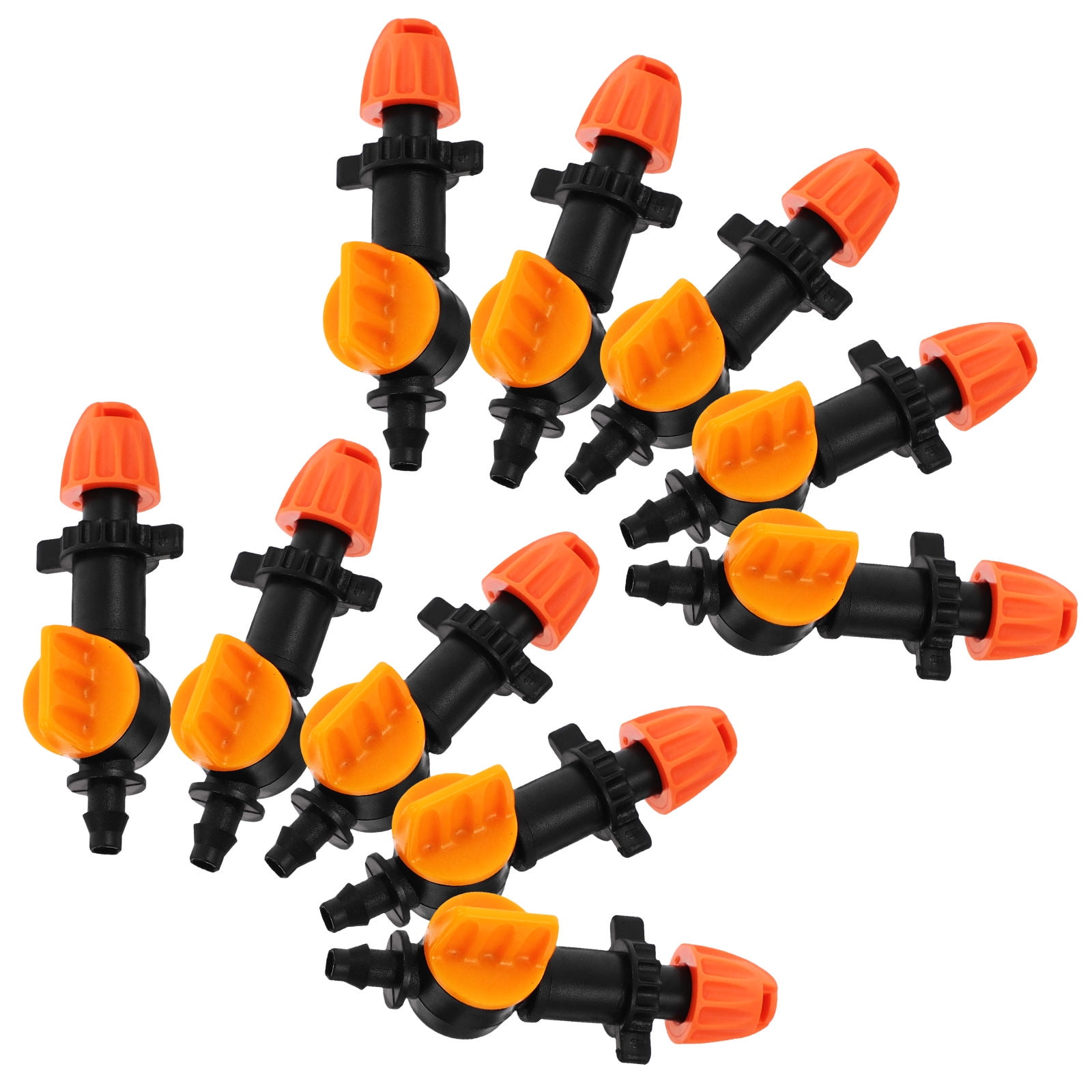 HOMEMAXS 10pcs Drip Irrigation System with Flag Drippers Spoting ...