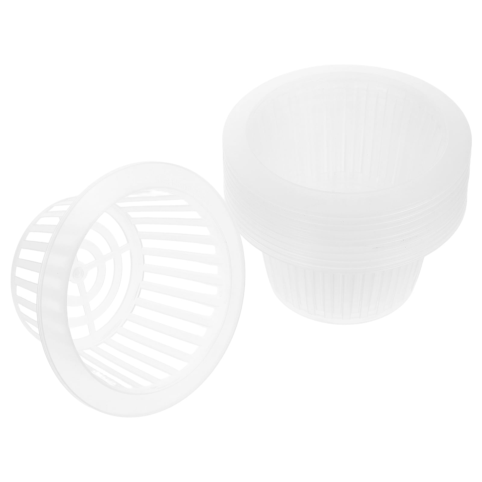 HOMEMAXS 10pcs Garden Slotted Cups Hydroponic Net Cups Plant Nursery ...