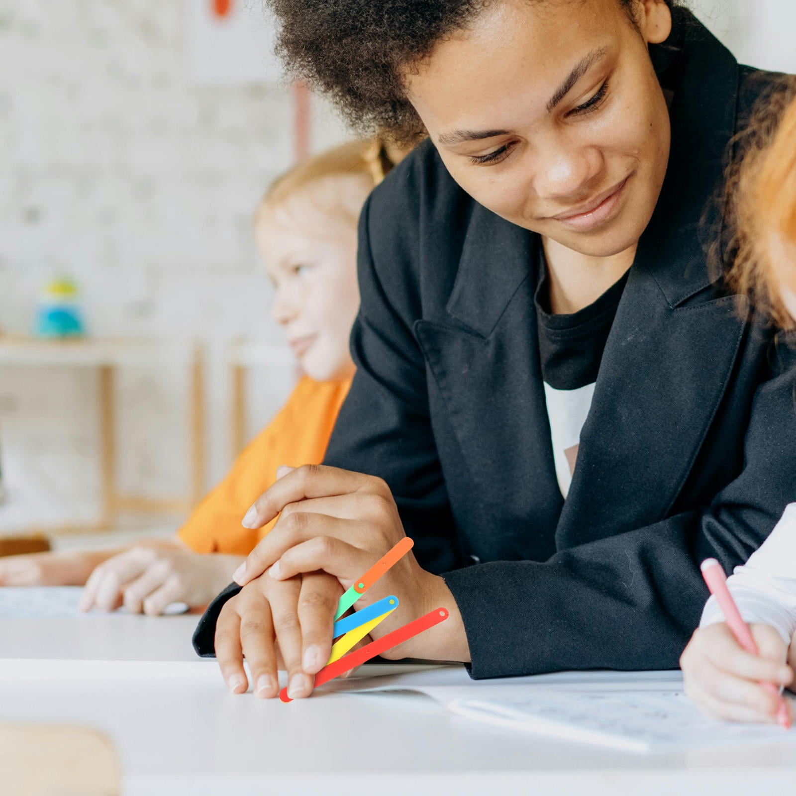 WEUVEB Angle Operation Sticks Plastic 10Pcs 3.9x0.3x0.04in - Walmart.com