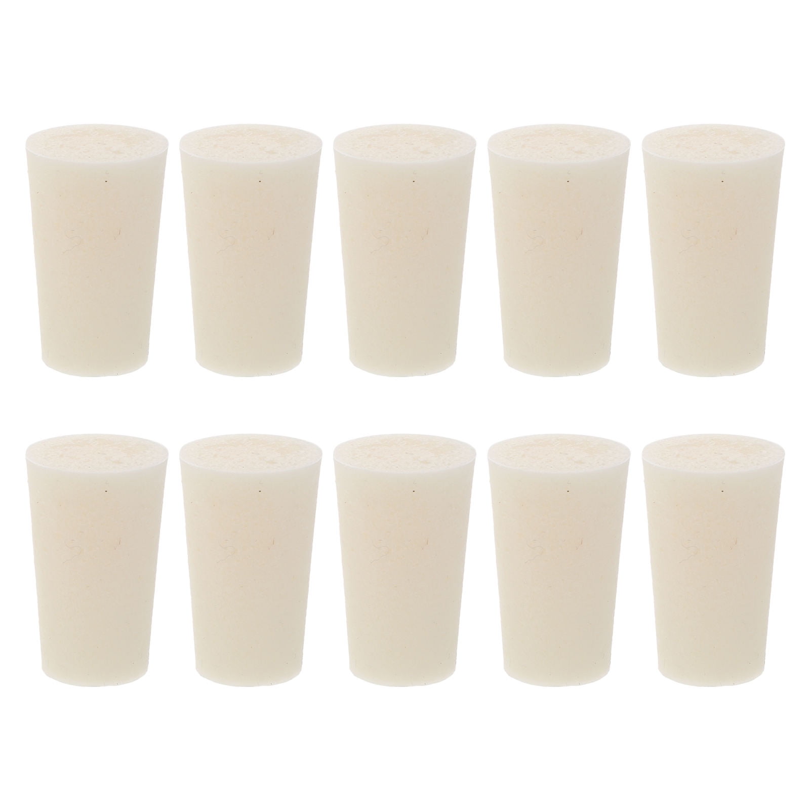 10pcs Glass Bottle Stoppers Conical Flask Stoppers Laboratory Silicone ...
