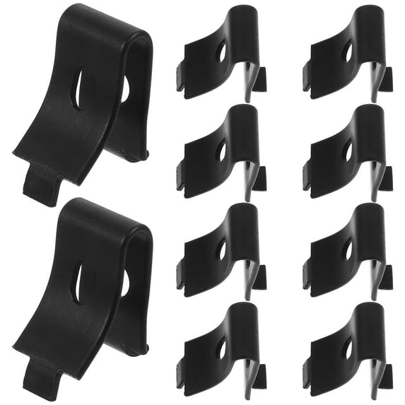 HOMEMAXS 10pcs Glass Shelf Bracket Clips Cabinet Shelf Support Clip ...