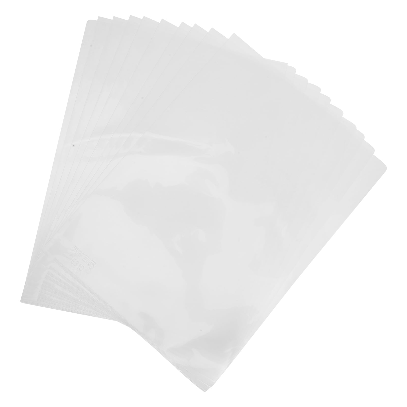 HOMEMAXS 10pcs L-Shaped A4 Transparent File Folder Large Capacity file ...