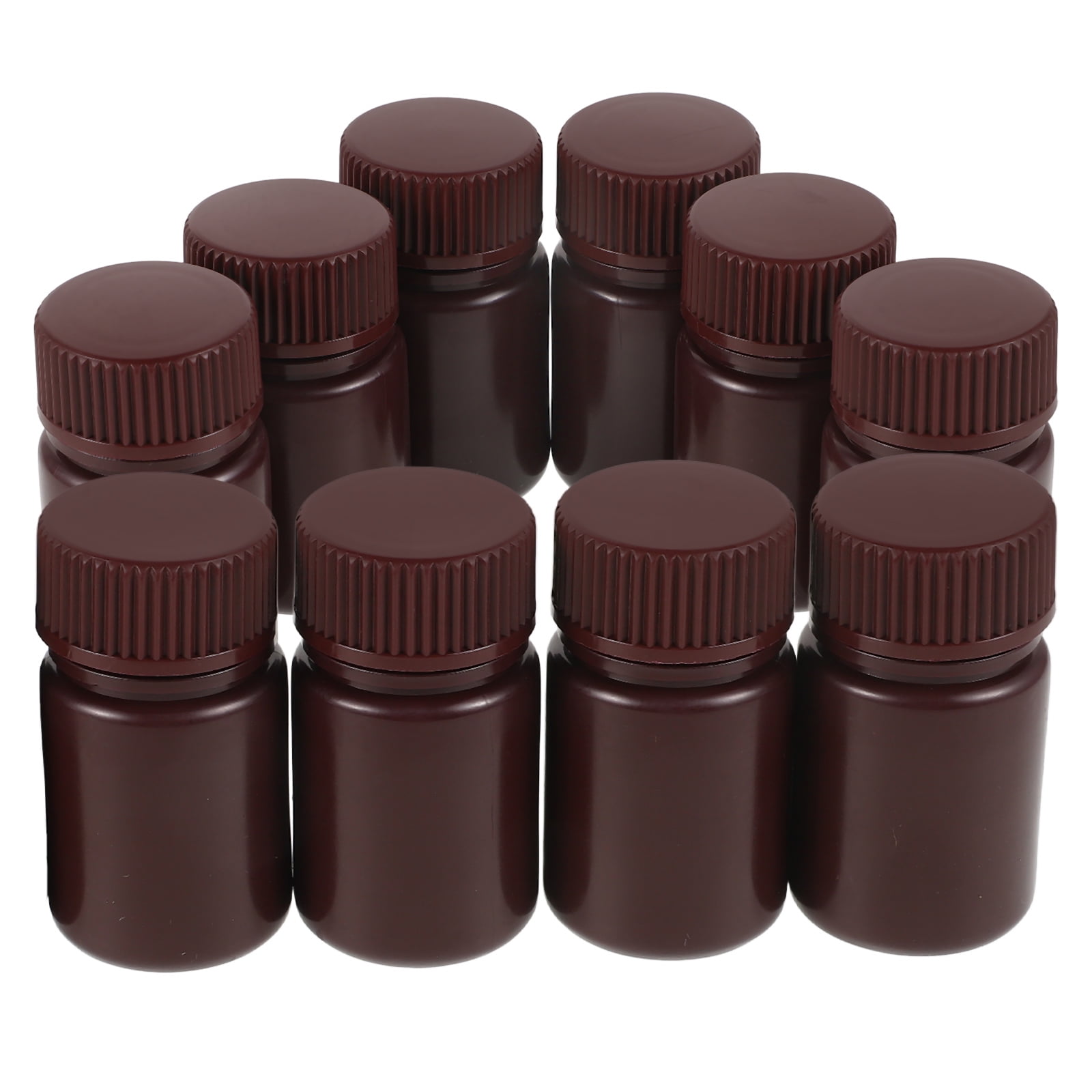 HOMEMAXS 10pcs Lab Reagent Bottles Empty Reagent Bottles Reagent ...