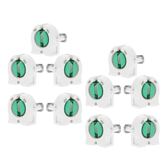 HOMEMAXS 10pcs Led Fluorescent Tube Lamp Holder Tombstone Fluorescent ...