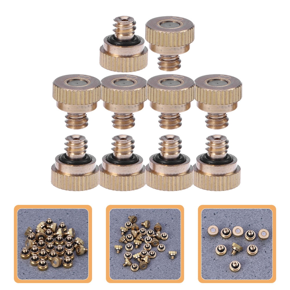 HOMEMAXS 10pcs Low Pressure Atomizing Nozzle Hose Sprayer Head Misting ...