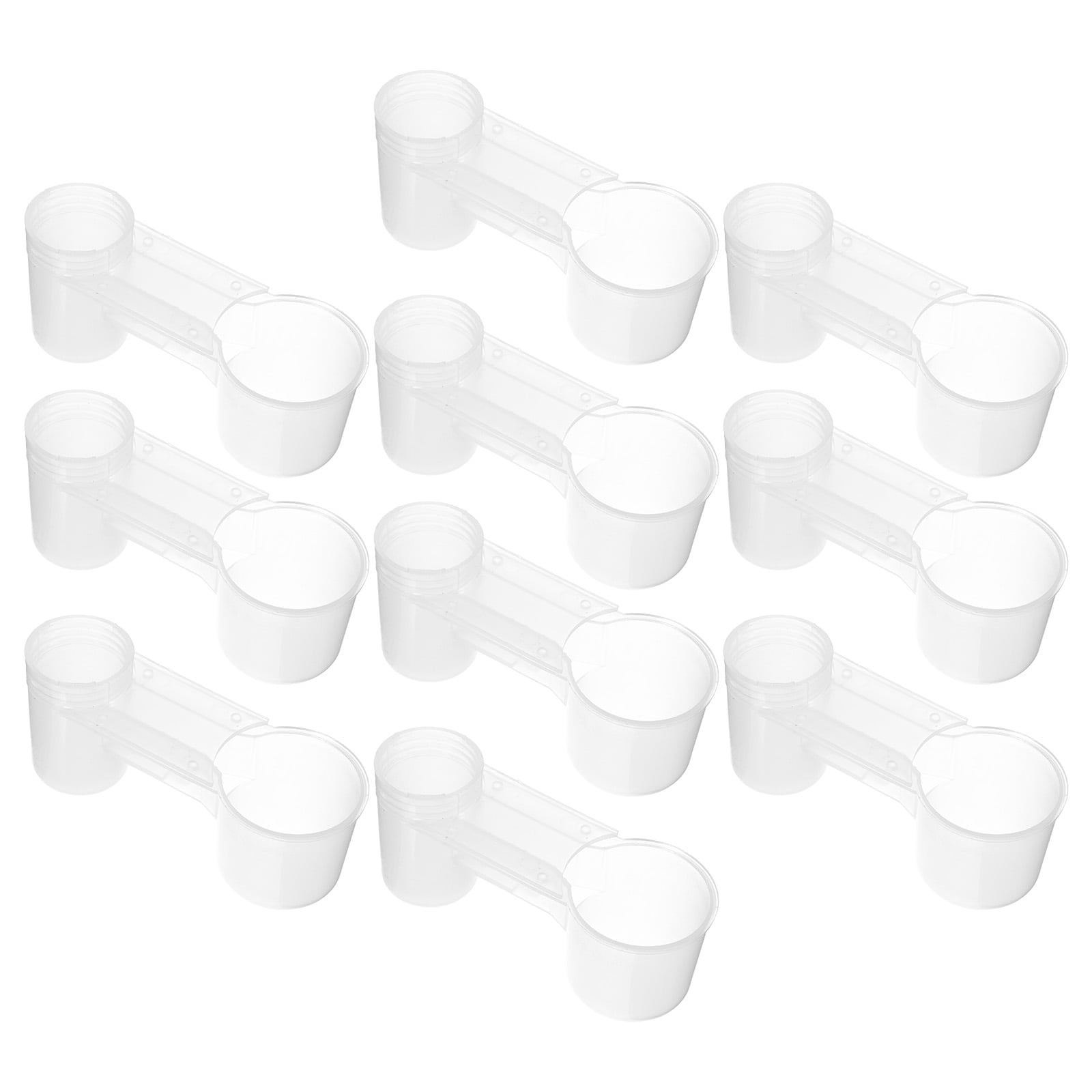 HOMEMAXS 10pcs Parakeet Feeder Chick Feeder Parrot Feeder Quail Feeder ...