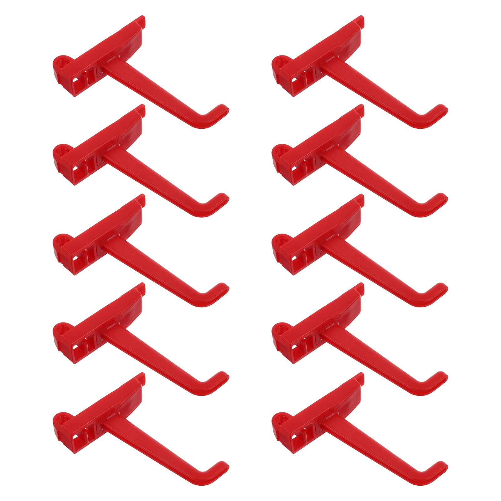 HOMEMAXS 10pcs Pegboard Tool Utility Hooks Garage Sturdy Plastic ...