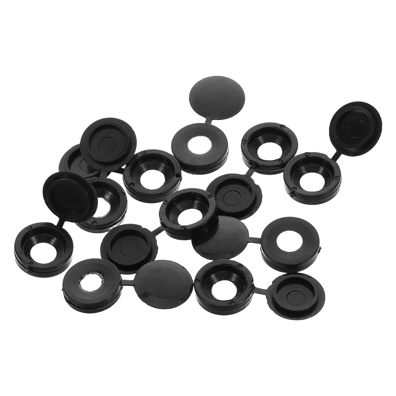HOMEMAXS 10pcs Plastic Screw Cap Covers for Cars Hinged Screw Head ...