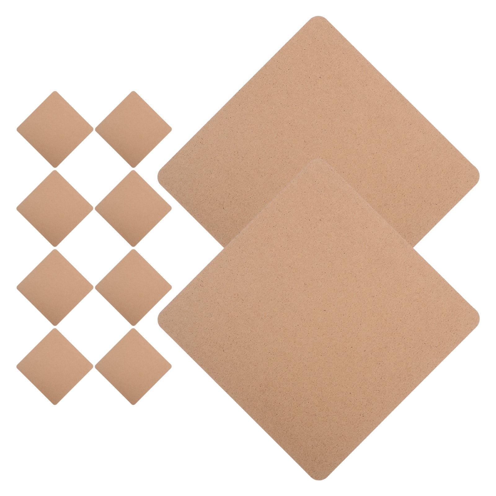 TABLZONE Craft Wood Board Wooden Brown For Craft Enthusiasts 10Pcs 7 ...