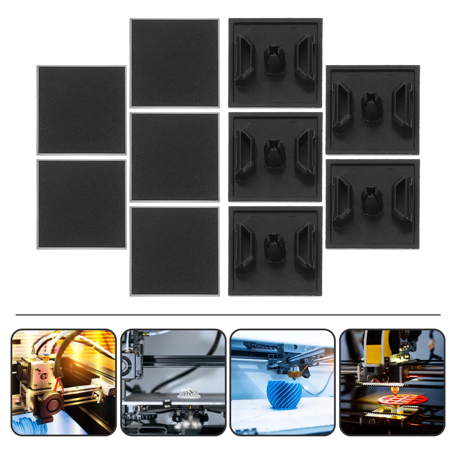 HOMEMAXS 10pcs Profile End Cap Extruded Aluminum Profile End Cap ...