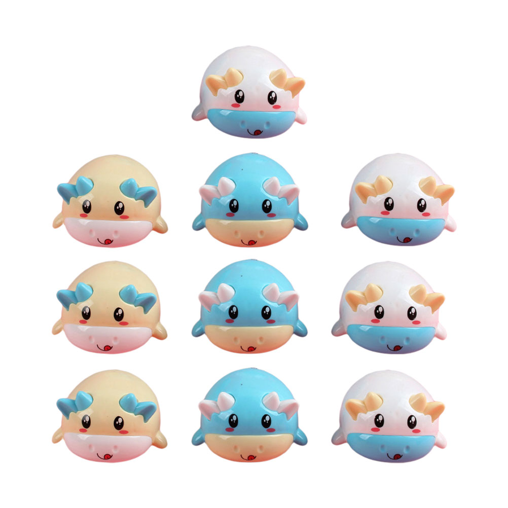 HOMEMAXS 10pcs Pull-back Toy Mini Cartoon Cow Shape Vehicle Toys for ...
