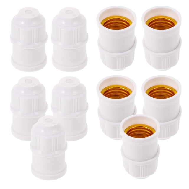 10pcs Replacement Pendant Lamp Sockets Light Bulb Fixture Socket Lamp ...