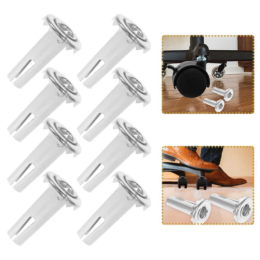 HOMEMAXS 10pcs Robust Caster Sleeve Inserts Wheel Chair Insert Caster ...