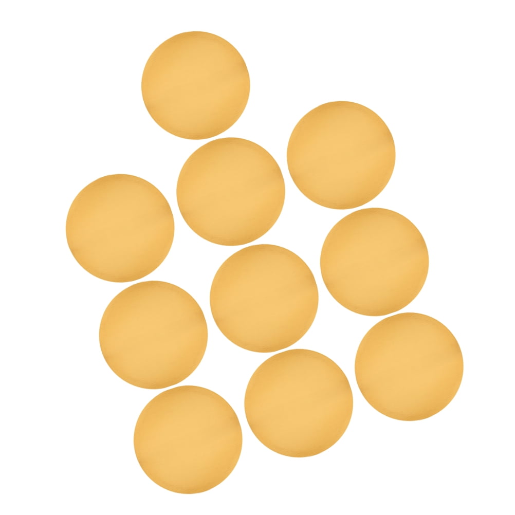 HOMEMAXS 10pcs Round Cake Board Golden Cardboard Cake Circles ...