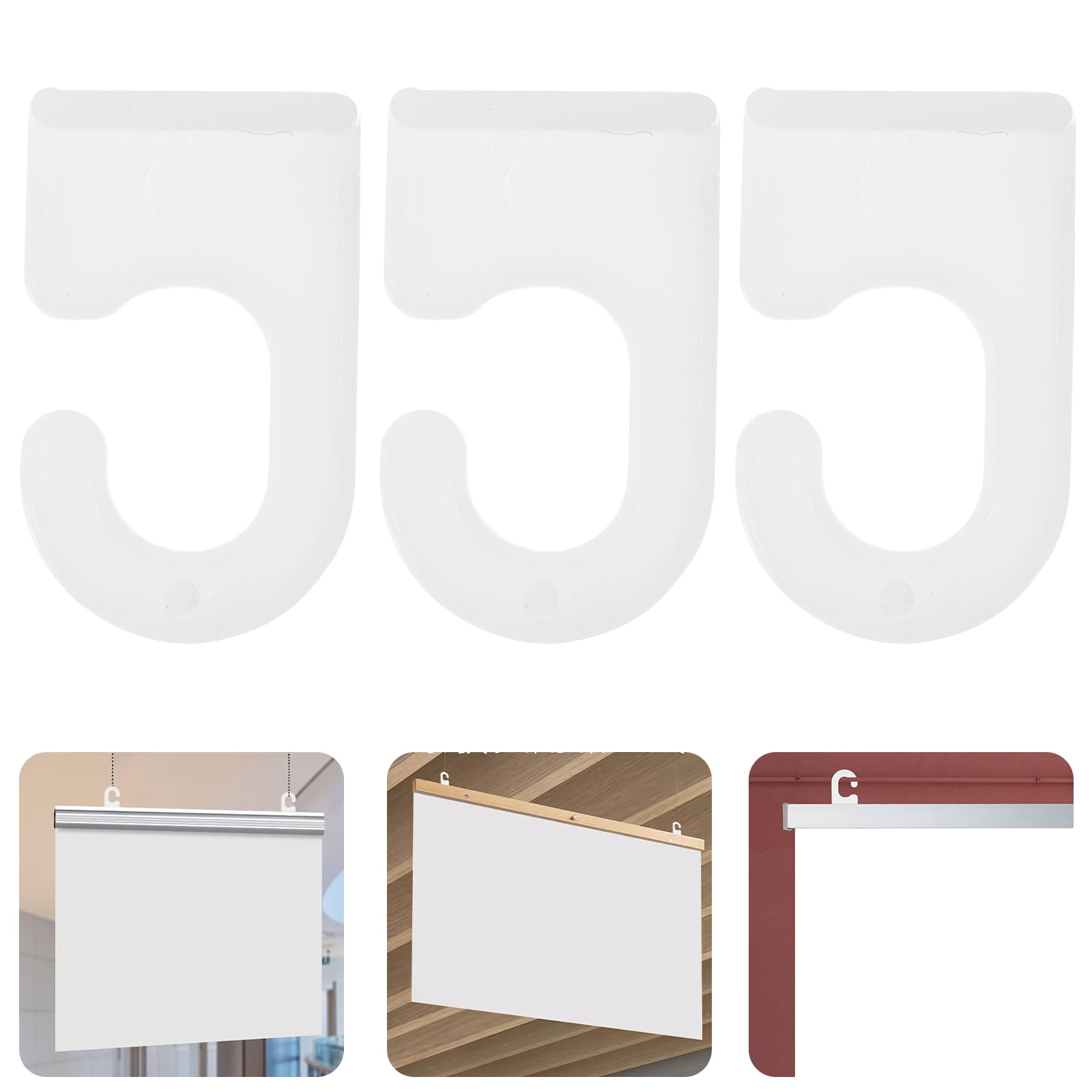 HOMEMAXS 10pcs Scroll Hook Poster Scroll Installation Hook Scroll ...