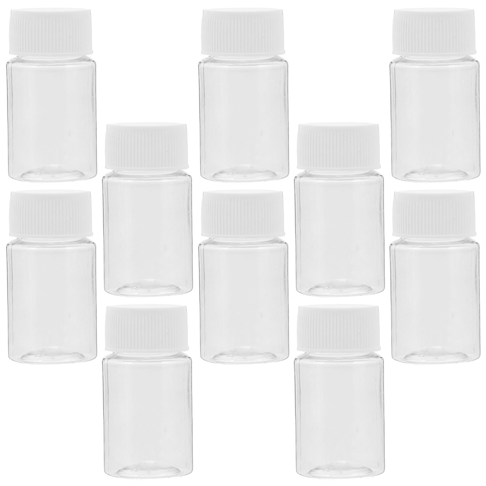 TABLZONE Liquid Storage Bottle Clear Plastic 10Pcs 2.97X1.14X1.14in ...