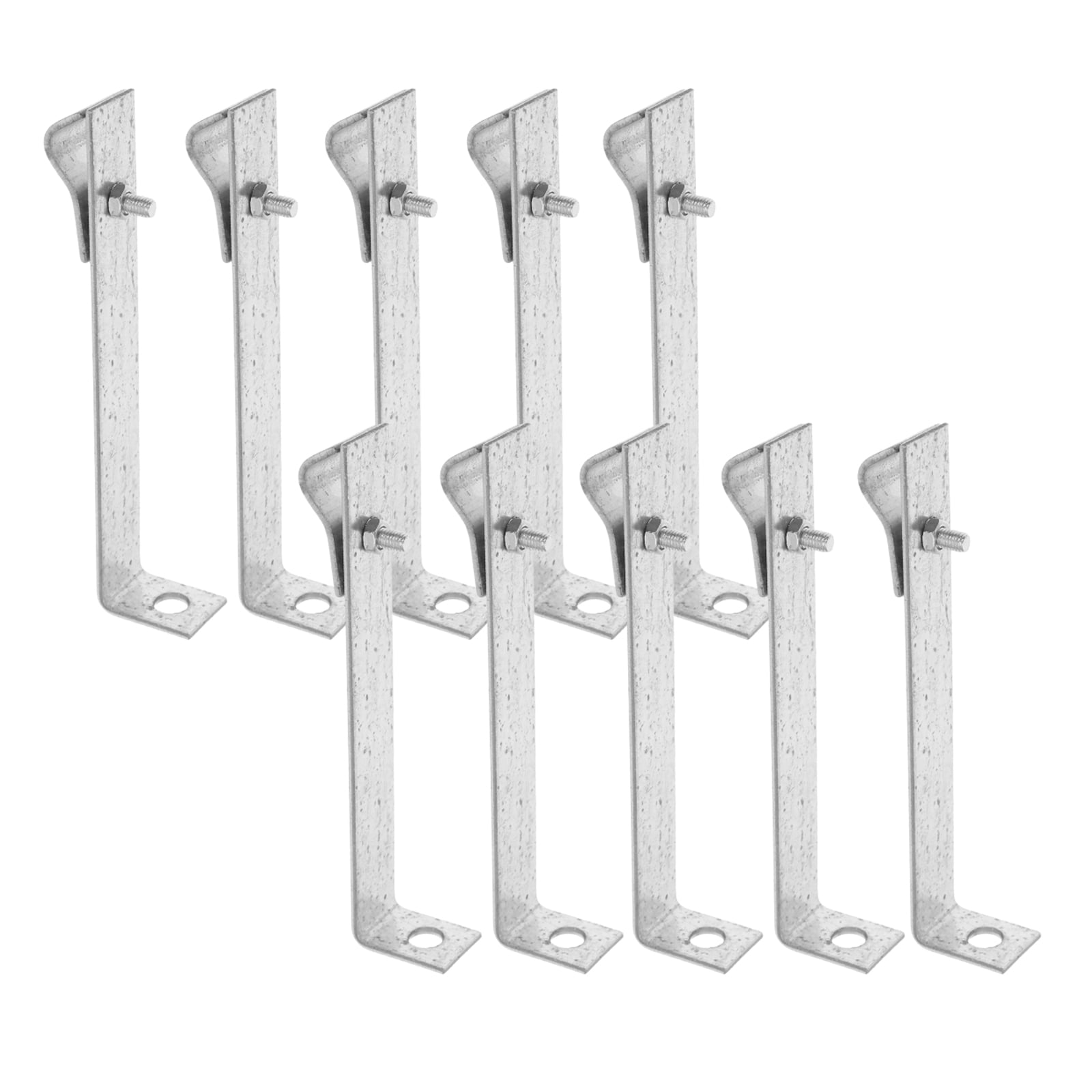 HOMEMAXS 10pcs Solar Panel Grounding Clips Galvanized Cable Clamps For ...