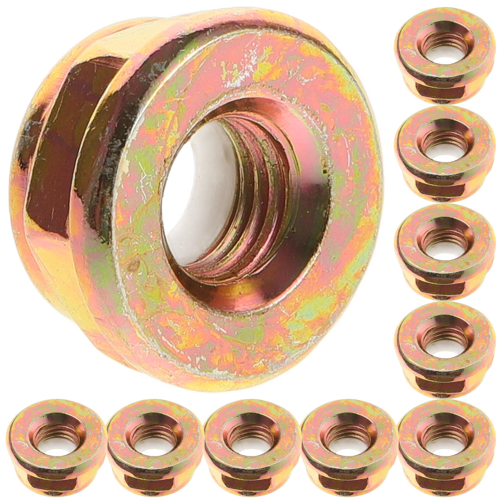 HOMEMAXS 10pcs Spindle Shaft Lock Nut For Lawn Mower Lawn Mower Axle ...