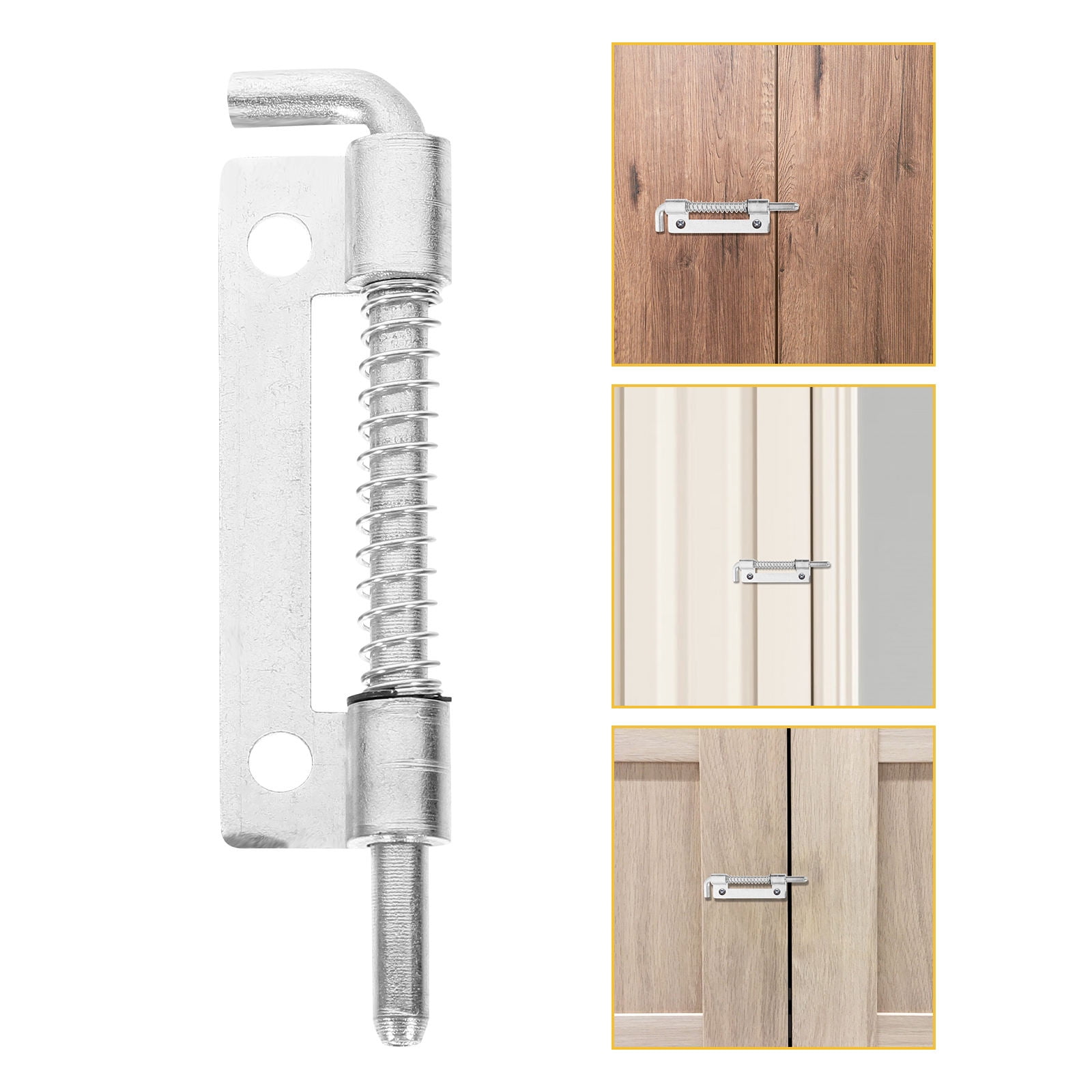 Minkissy Spring Loaded Bolt Automatic Rebound Galvanized Iron Security ...