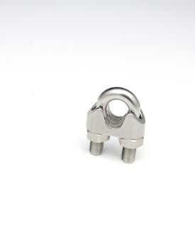 10pcs Steel Wire Rope Clamp U-Shaped Metal String Fastener Wire Rope ...