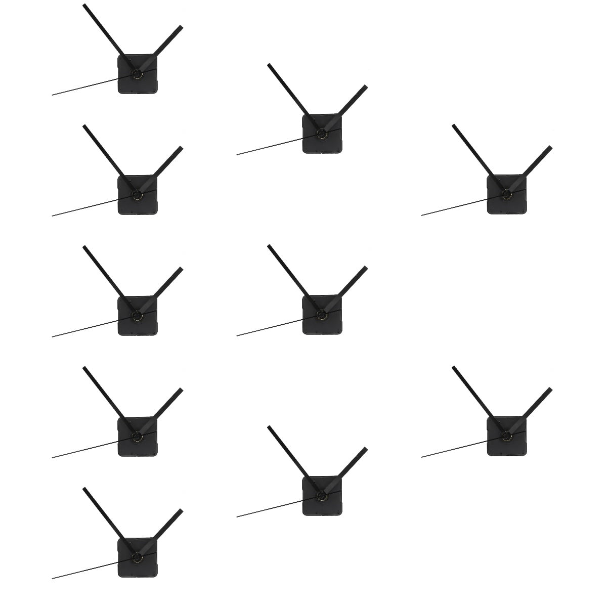 HOMEMAXS 10pcs Sweep Clock Movement Mechanism DIY Wall Clock Movement ...