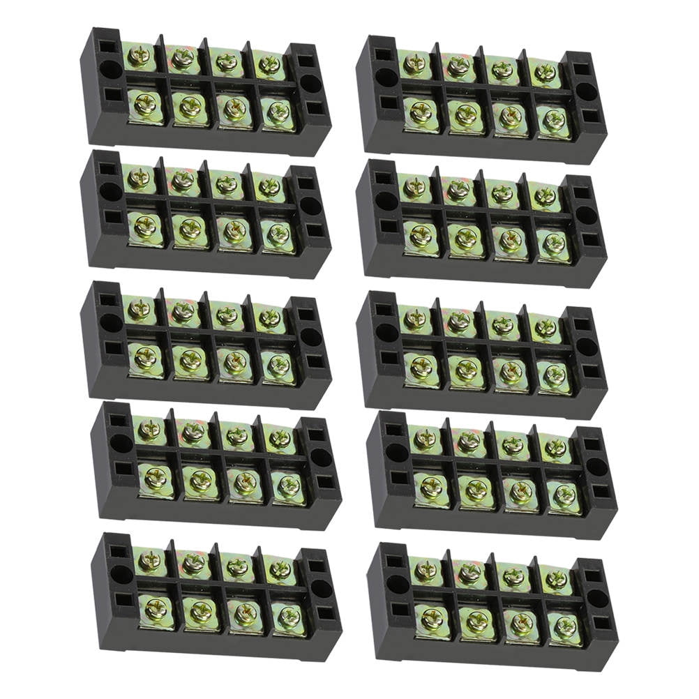 HOMEMAXS 10pcs TB4504 Terminal Block Wire Connector 45A 4-position ...