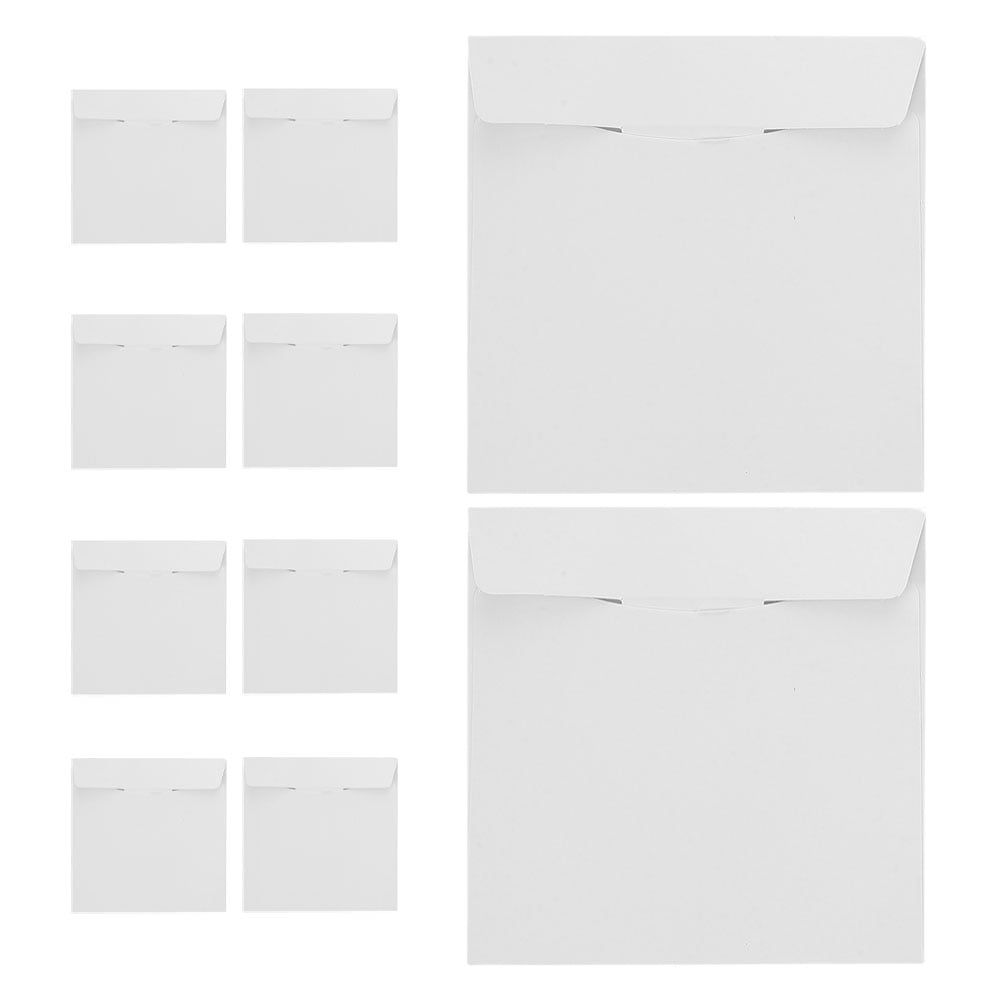 HOMEMAXS 10pcs White Cardboard /DVD Mailer Envelopes DVD Storage and ...